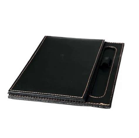 Leather Hardbound Telephone Note Pad Folder For Office Size 170 220