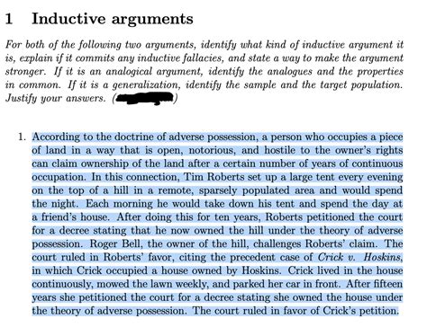 Inductive Arguments For Both Of The Following Two Chegg Com