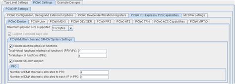 PCIe PCI Express PCI Capabilities Parameters