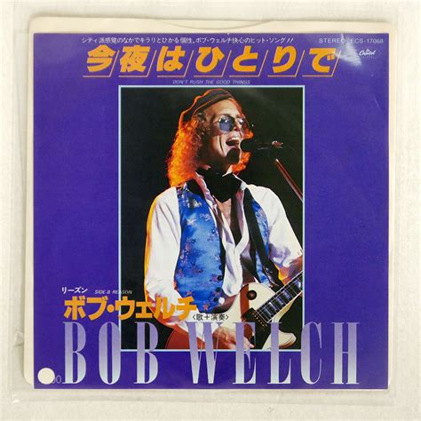 Yahoo オークション 見本盤 Bob Welch Tonight Alone Capitol Ecs170
