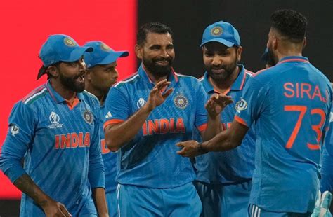 Cwc 2023 भारतीय टीम की 302 रनों से धमाकेदार जीत के साथ सेमीफाइनल में एंट्री श्रीलंकाई टीम