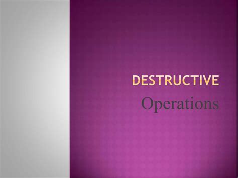 Destructive Power Pointpptx