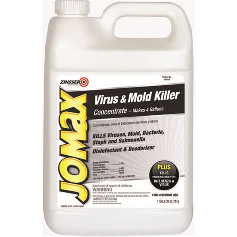 Zinsser 60601a Jomax Virus And Mold Killer 1 Gal Liquid Mild