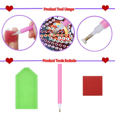 Acrylic Special Shaped Cartoon Desktop Shake Head Diamond Art Kit For Home Decor Shopee