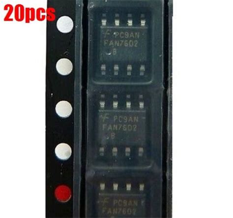 10pcs 1ma Sop 8 Fan7602 Pwm Controller Chip Ul Ebay