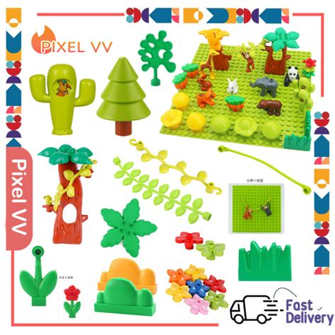 Lego Duplo Accessories Building Blocks Large Particle Plant Building