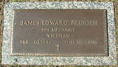 James Edward Pridgen 1946 2006 Find A Grave Memorial