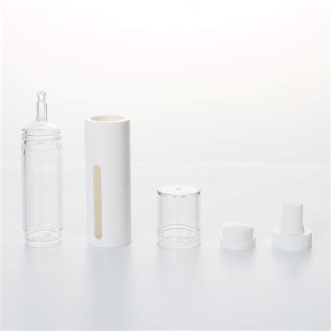 Luxurious Eye Serum Syringe Airless Dropper Bottle Customized 15ml