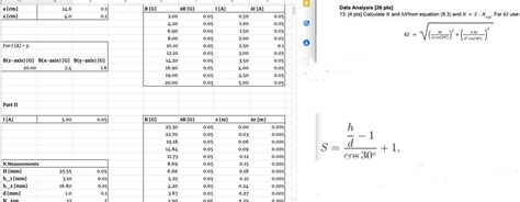 Solved 0 1 B G I A A Cm A Z Cm 14 6 4 0 Data Analysis Chegg Com