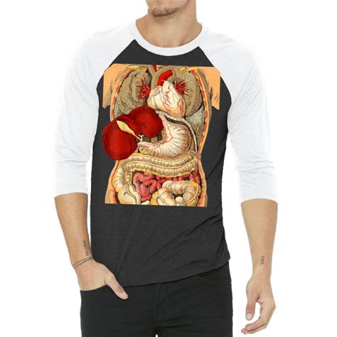 Custom Human Body Internal Organs Halloween Costume Medical Diagram T