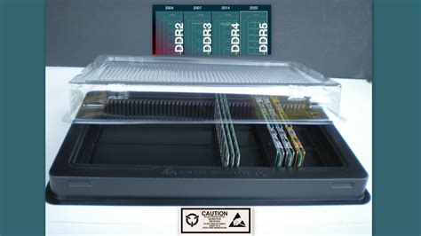 memory stick ram shipping box 5 trays fits 250 ddr5 ddr4 ddr3 dimm