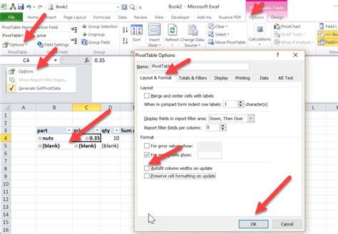 Solved How To Configure Pivot Table To Total The Numbers As Displayed