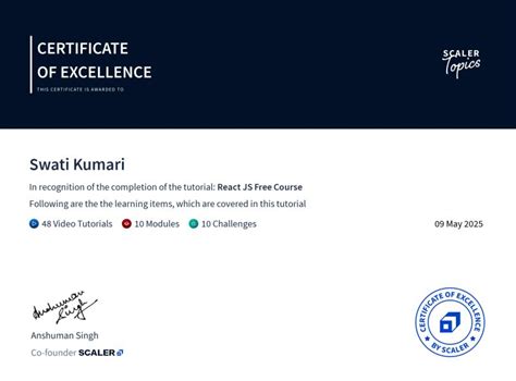 Reactjs Scaler Webdevelopment Frontenddeveloper Learningjourney Swati Kumari