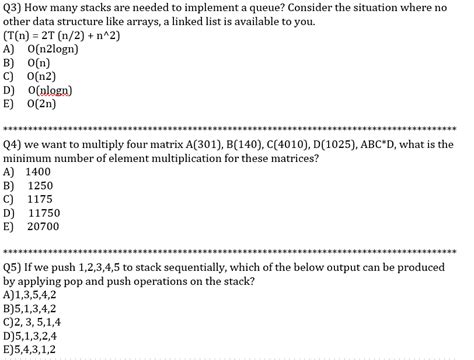 Solved Q3 How Many Stacks Are Needed To Implement A Queue