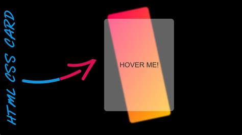 Html Css Card Tutorialpinkweb0 Html Css Tutorial Youtube