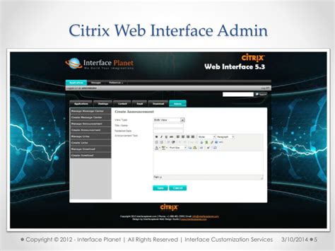 Ppt Citrix Web Interface 53 Powerpoint Presentation Free Download