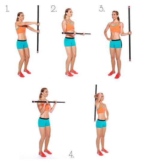 63 Best Body Bar Workouts Images On Pinterest Bar Workout Exercises