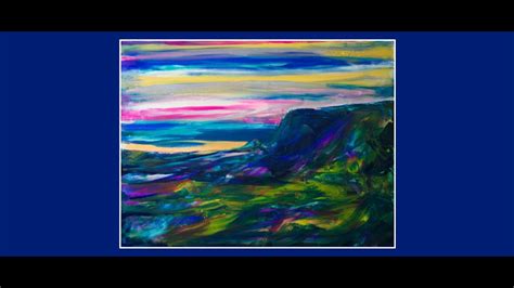8721 Seascape Created Using A Spatula Colourarte Colors Contemporary