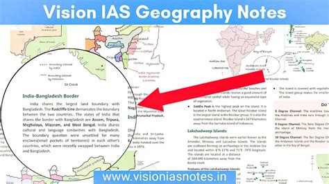 Prepare Upsc Geography With In Depth Pdf Notes From Vision Ias Vision