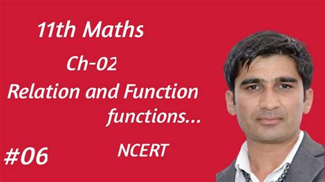 Relations And Functions Cbse Class 11 Maths Chapter 2 Ll Part 6 Functions With A Rule