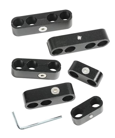 Aociska Spark Plug Wire Separators Kit Spark Plug Wire Separators Aluminum Kit Plug Wire Divider