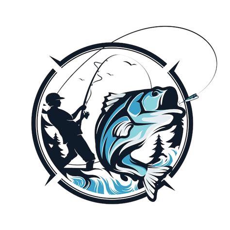 Premium Vector Bass Fishing Tournament Logo Design Template Illustration
