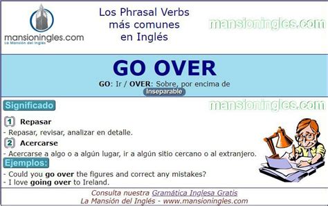 Phrasal Verbs Significado De Go Over Phrasal Verbs En Ingles Numeros