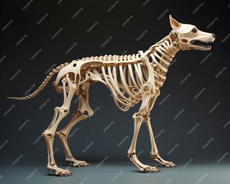 Скелет собаки в студии Бесплатно Фото