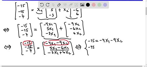 solved point the vector linear combination of the vectors and if and
