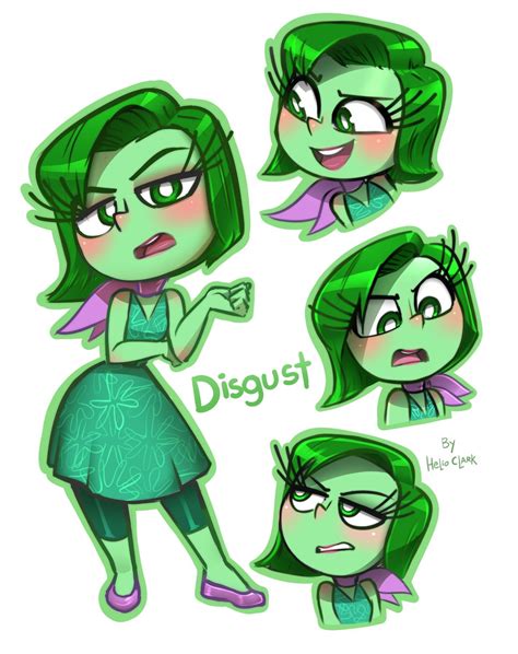 Helio Clark On Instagram Disgust Inside Out Fanart Insideout2