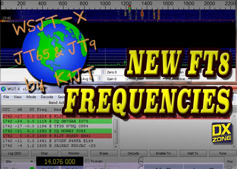New Ft8 Frequencies With Wsj X 220 Rc2
