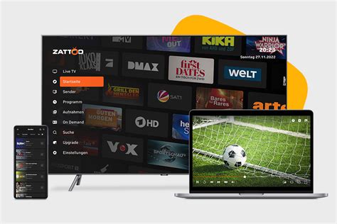 Finde und installiere deine Streaming App auf deinen Geräten Zattoo