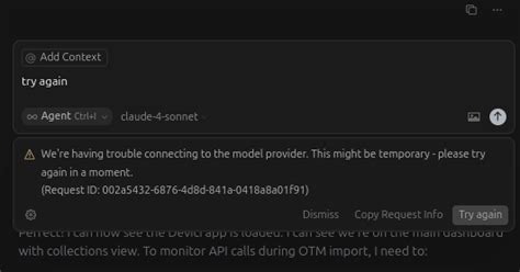 Were Having Trouble Connecting To The Model Provider This Might Be