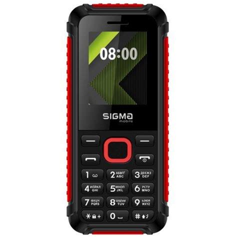 Кнопочный мобильный телефон Sigma mobile X-style 18 Track черно ...