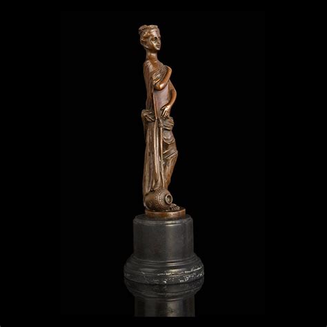 Lady Bathing Sexy Bronze Statue Erotic Sculpture Bronze Statue