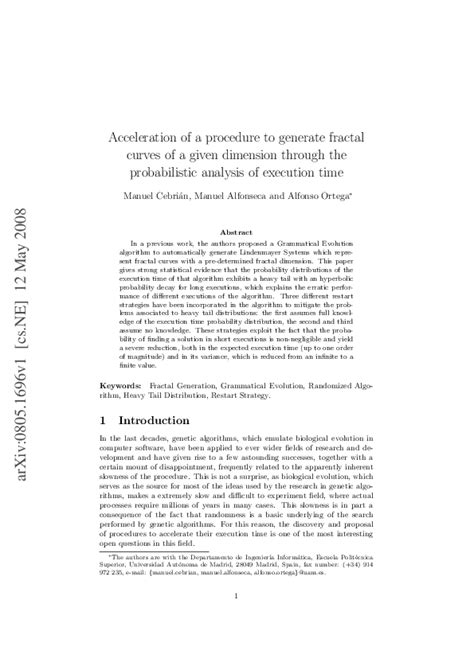 pdf grammatical evolution with restarts for fast fractal generation