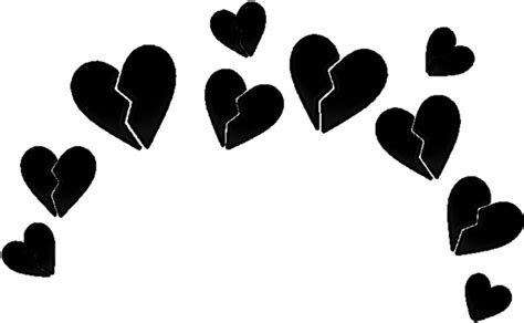 300 Black Heart Emoji Png Images