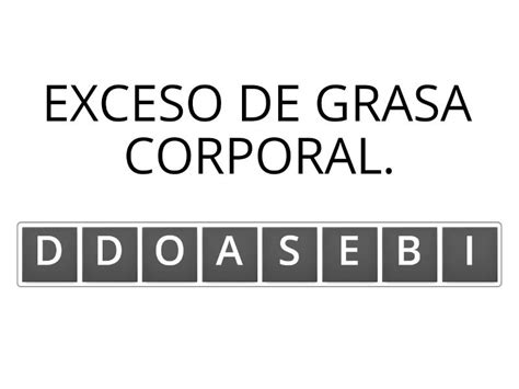 Causas De La Obesidad Y El Sobrepeso Anagrama