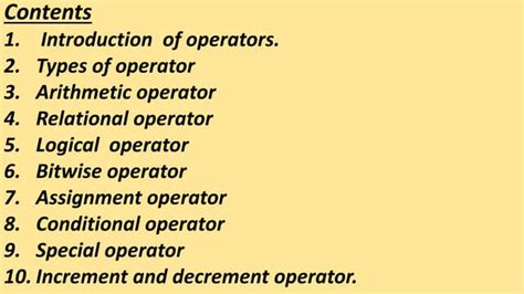 Pps 22operators Arithmetic Expressionsarithmetic Operators