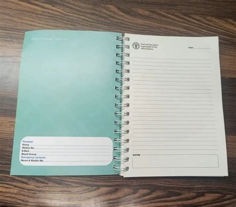 White Laminated Paper GSM School Spiral Notebook A At Rs Piece In New Delhi