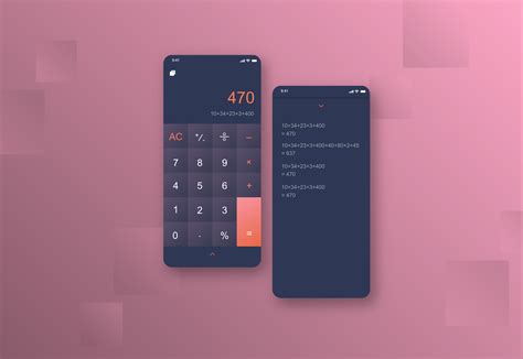 Calculator Ui Design Behance