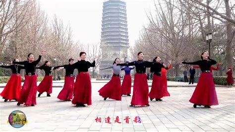 玲珑广场舞《相逢是首歌》新年新气象舞蹈视频公众