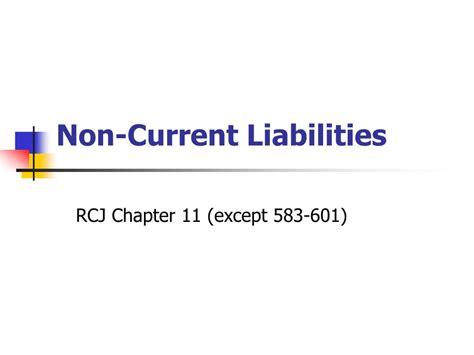 Ppt Non Current Liabilities Powerpoint Presentation Free Download