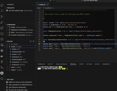 adonisjs v6入門 crud編
