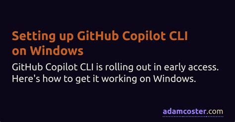 Windows Install Github Cli At Ramona Hernandez Blog