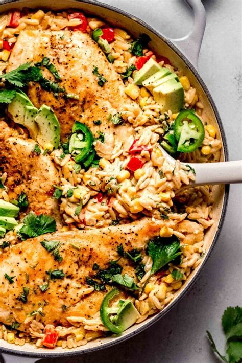 Creamy Cajun Chicken Orzo Platings Pairings