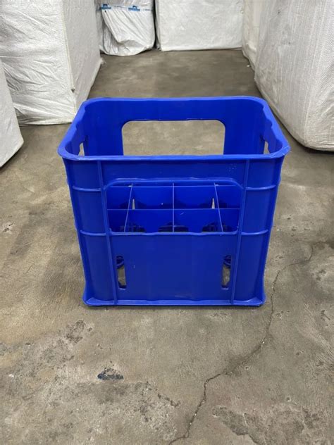 Blue 12 Bottle Crates Capacity 20 L Dimension 400x300x270 Mm At ₹ 290piece In Vijayawada