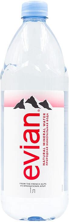 Купить Вода природная минеральная Эвиан / Evian 1л - пластиковая ...