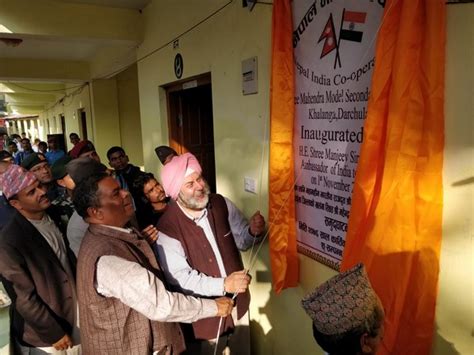 Nepal School Building Built With Indias Assistance Inaugurated