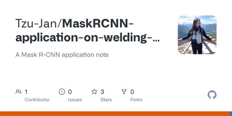 Maskrcnn Application On Welding Seamtraining Ipynb At Main · Tzu Jan